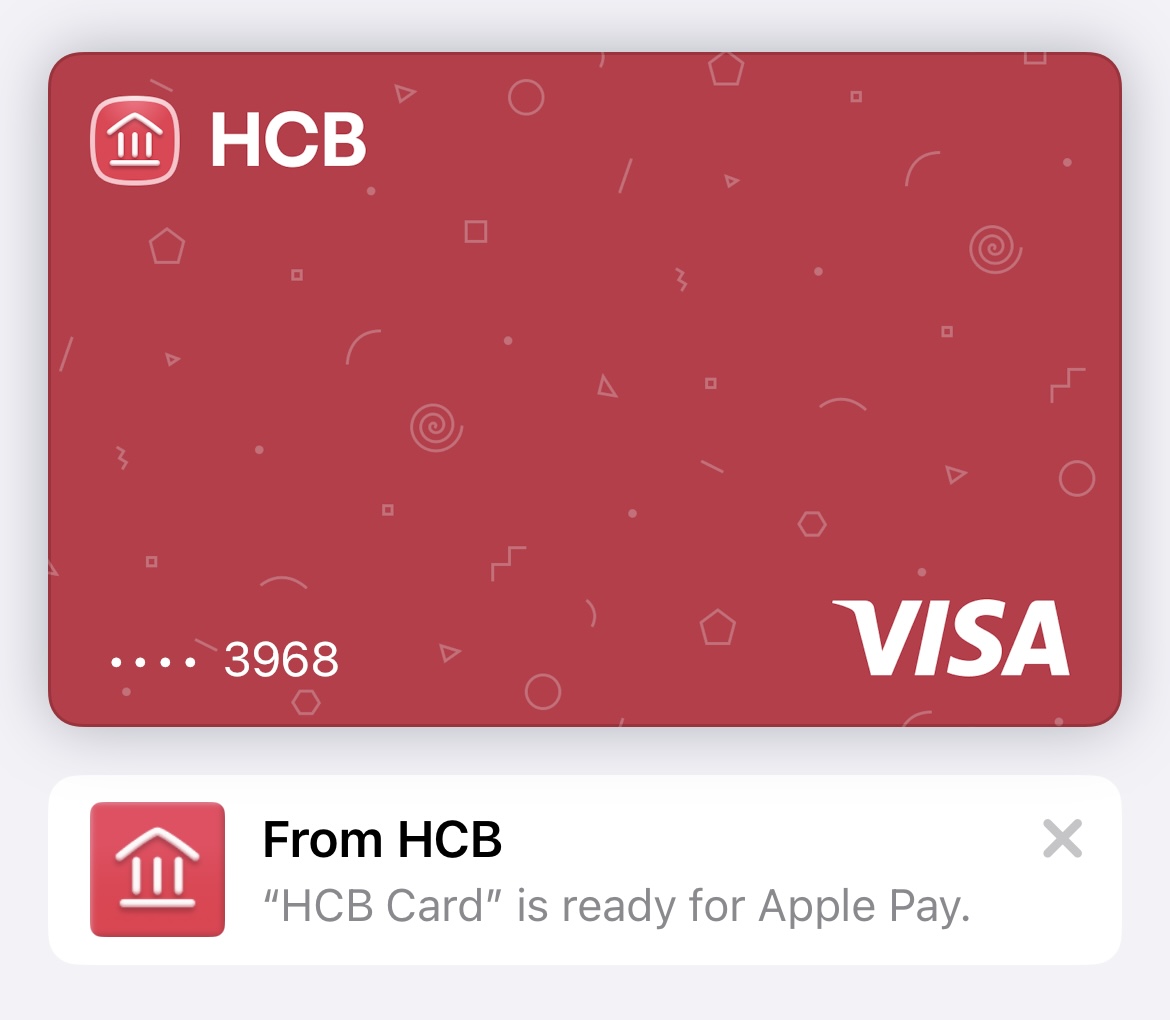 🍎 Fresh & crisp Apple Wallet card design